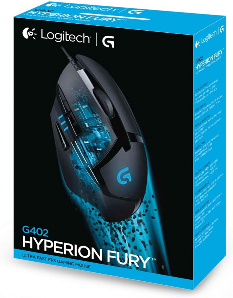 MOUSE LOGITECH G402 HYPERION FURY - Max Frame